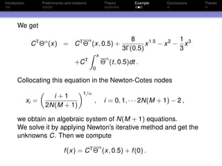 A numerical method to solve fractional Fredholm-Volterra integro-differential equations | PPT