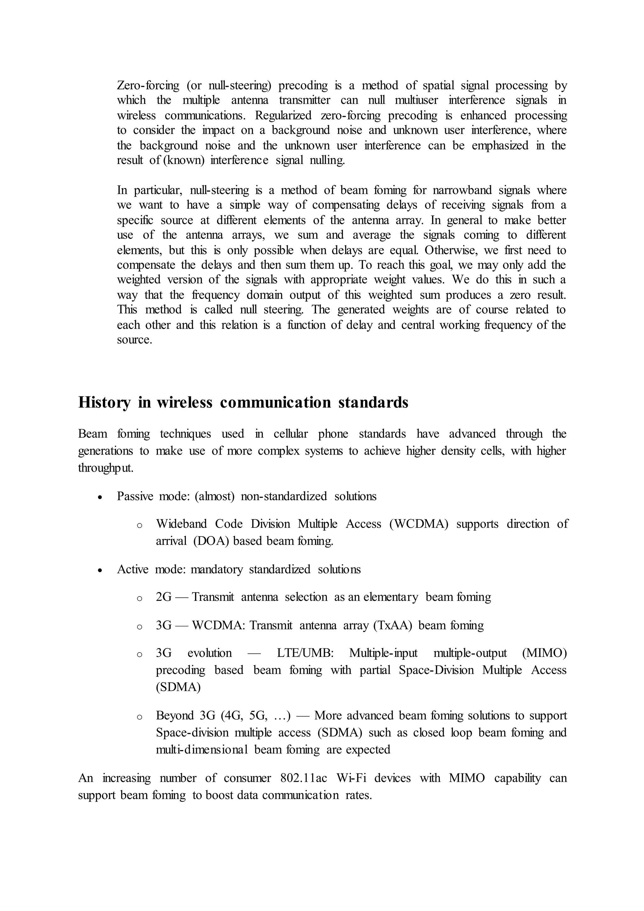 Beam forming- New Technology | DOCX