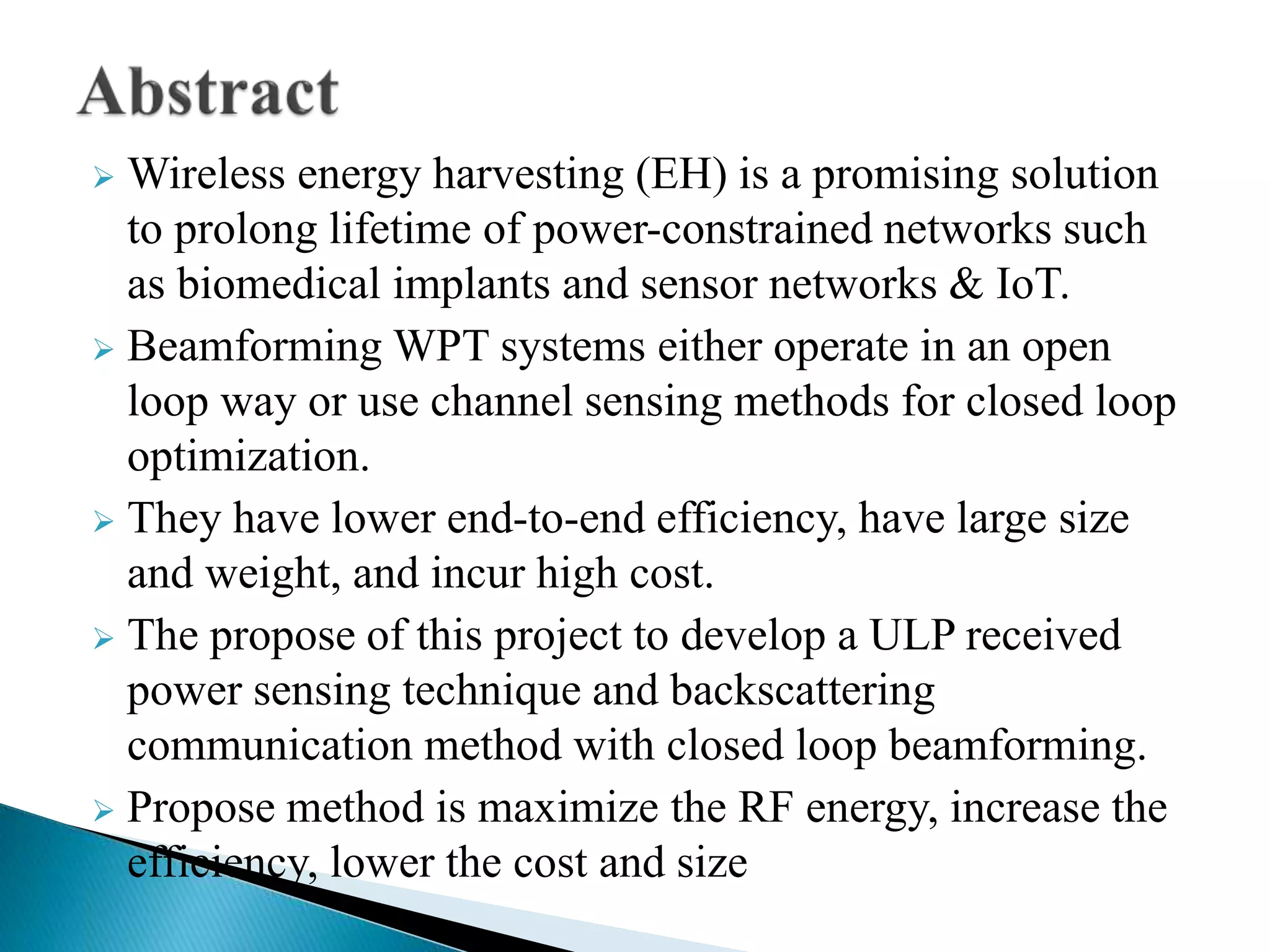 BEAMFORMING IN WIRELESS ENERGY HARVESTING.pptx