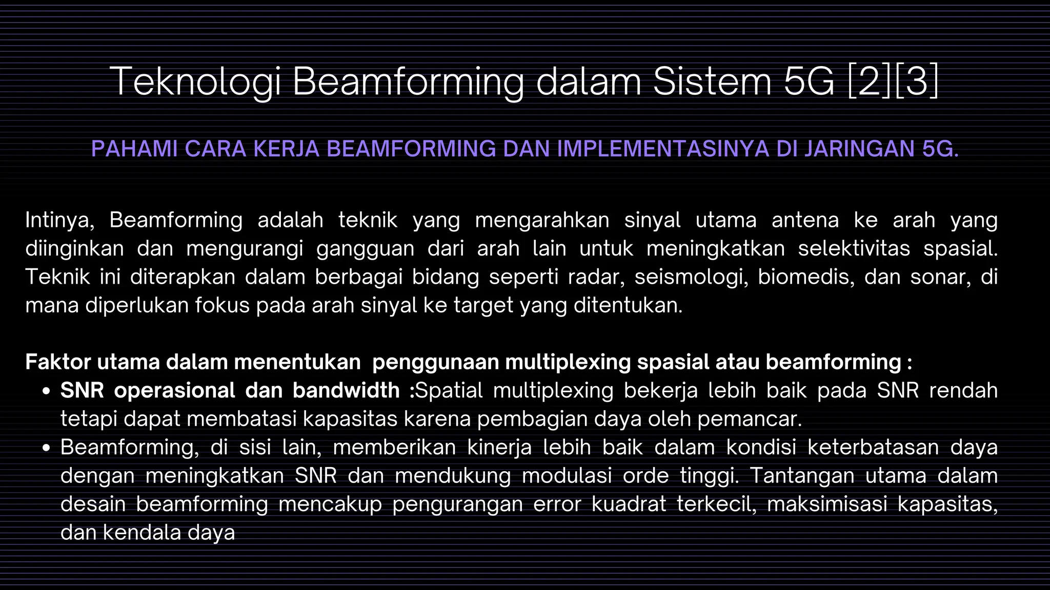 materi beamforming dan Mimo yang digunakan pada 5G | PDF