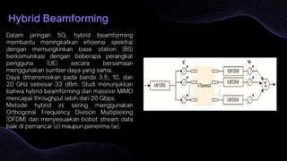 materi beamforming dan Mimo yang digunakan pada 5G | PDF