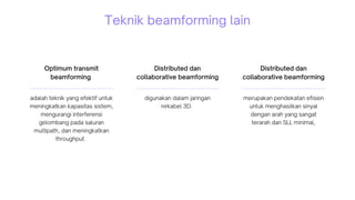 materi beamforming dan Mimo yang digunakan pada 5G | PDF