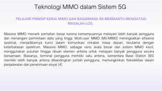 materi beamforming dan Mimo yang digunakan pada 5G | PDF