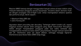 materi beamforming dan Mimo yang digunakan pada 5G | PDF