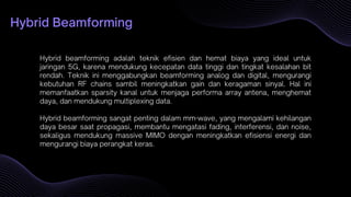 materi beamforming dan Mimo yang digunakan pada 5G | PDF
