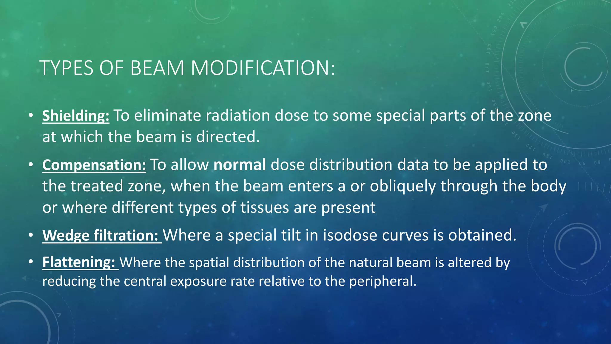 Beam modification devices | PPTX