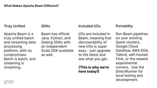 Beam + Pulsar: Powerful Stream Processing at Scale - Pulsar Summit SF ...
