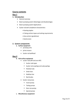 Beam pumping system | PDF