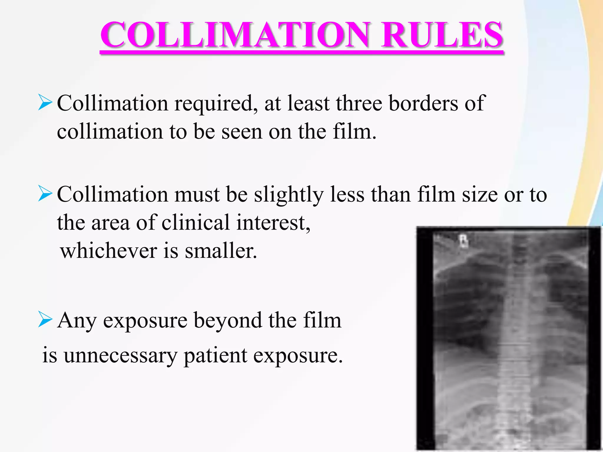 Beam restricted device and filter used in x ray | PPTX