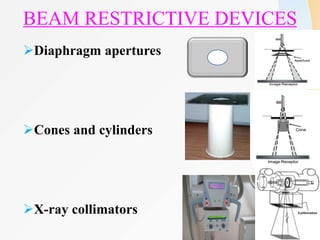 Beam restricted device and filter used in x ray | PPTX