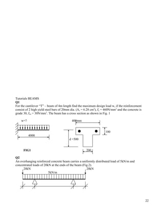 Beams design and analysis | DOC
