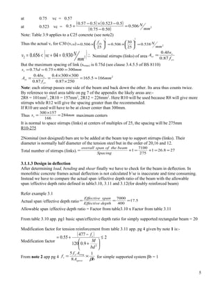 Beams design and analysis | DOC