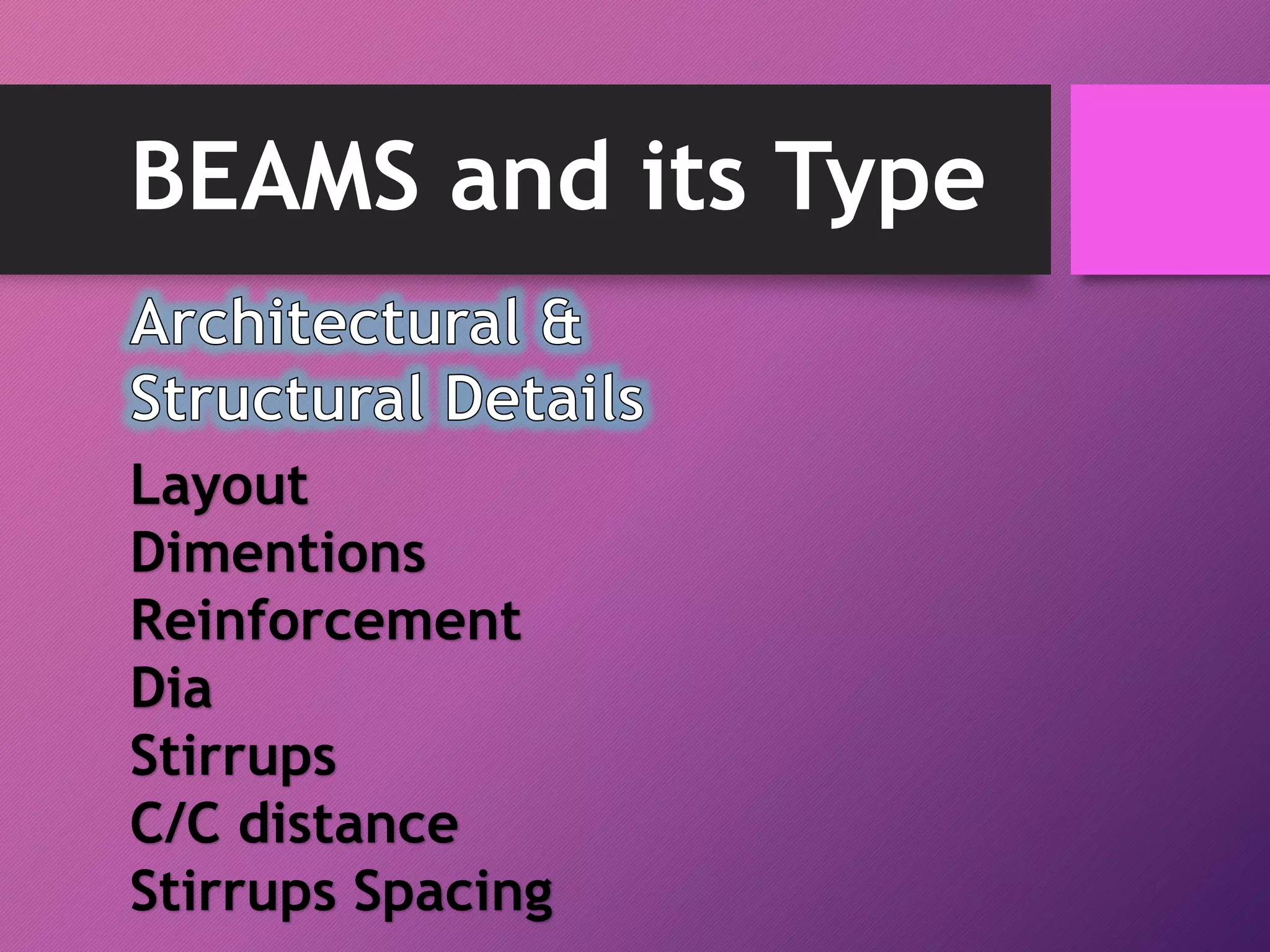 Beams and Its Types | PPTX
