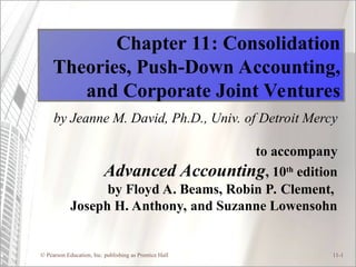 consolidation theory, push down accounting | PPT