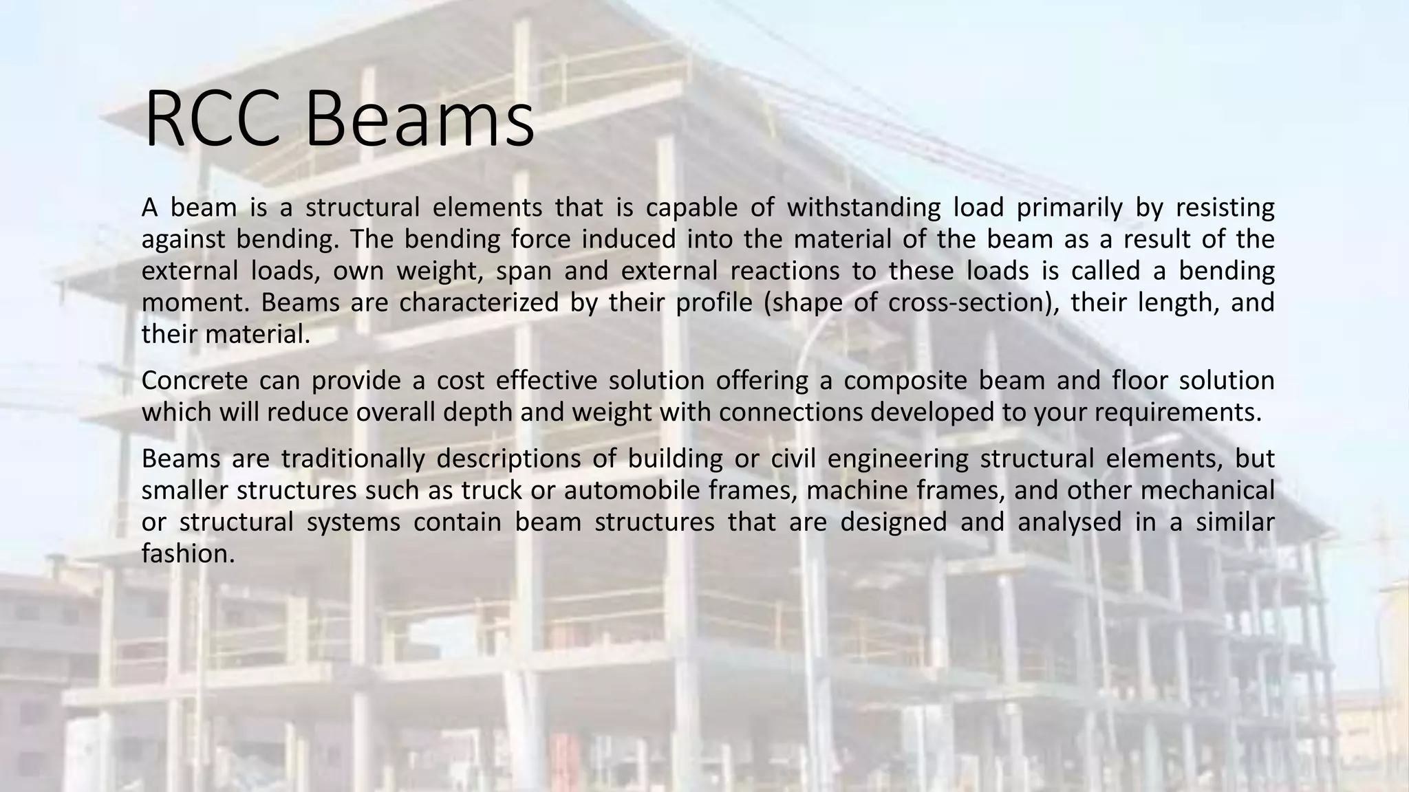 Beams and columns | PPTX