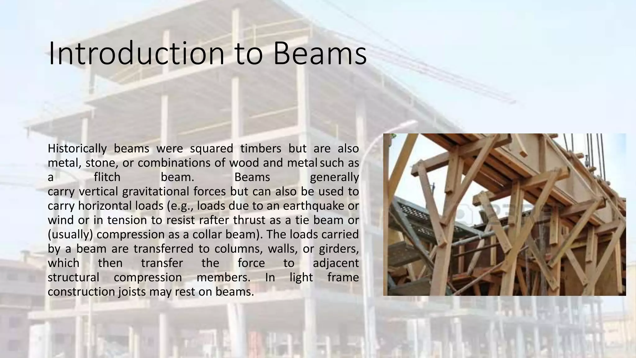 Beams and columns | PPTX