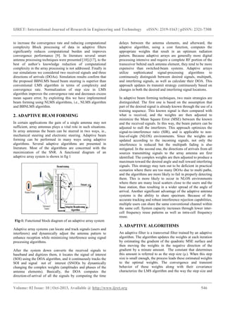 Beam steering in smart antennas by using low complex | PDF