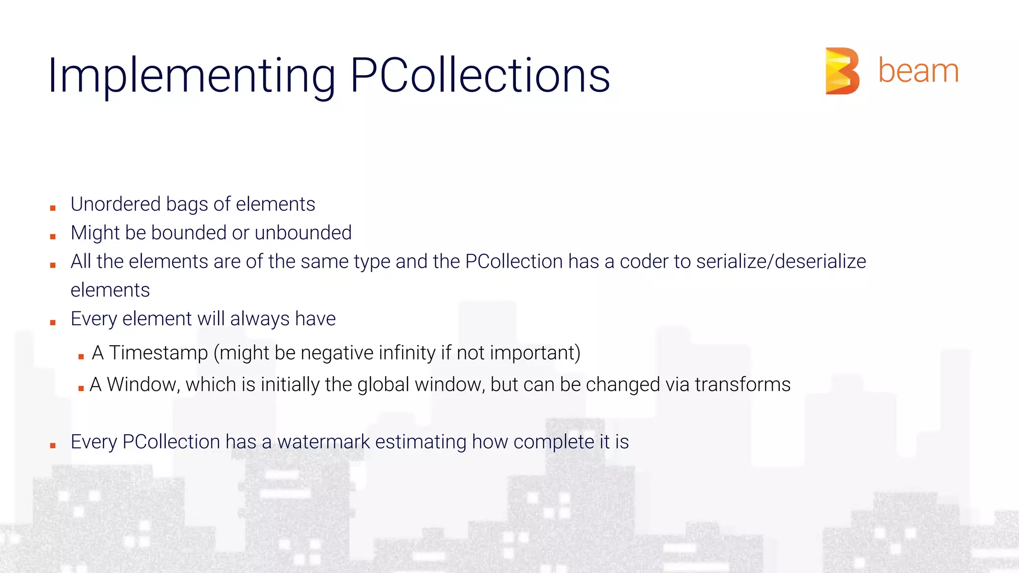 How a BEAM runner executes a pipeline. Apache BEAM Summit London 2018 | PDF