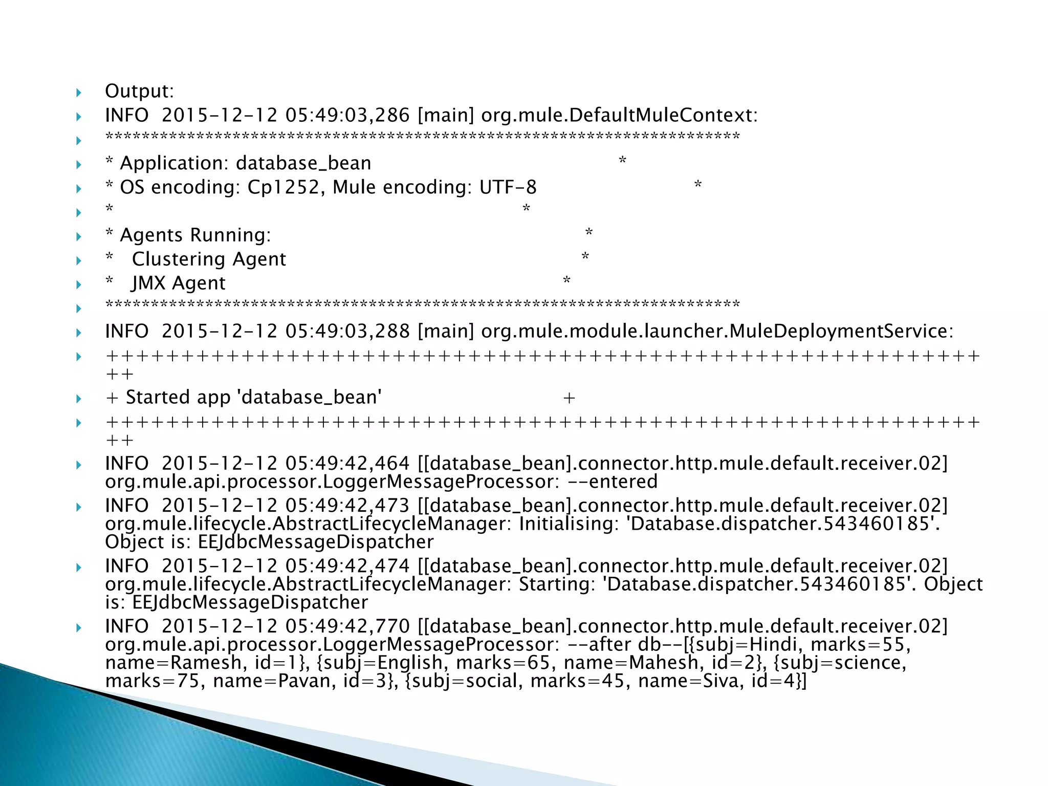 Bean as Datasource | PPT