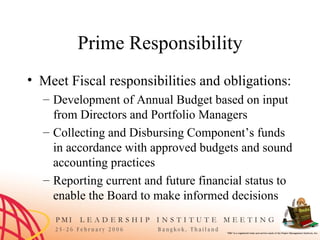 Beyond Bean Counting – Strategic Role of Component Finance | PPT