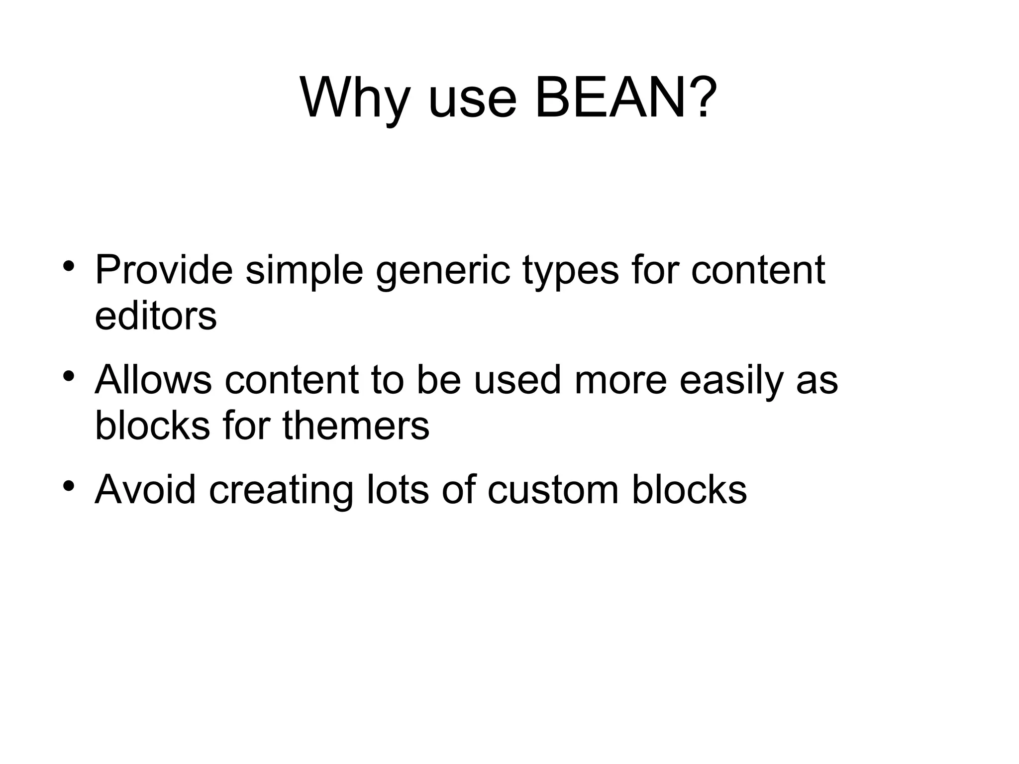 Bean presentation | PPT