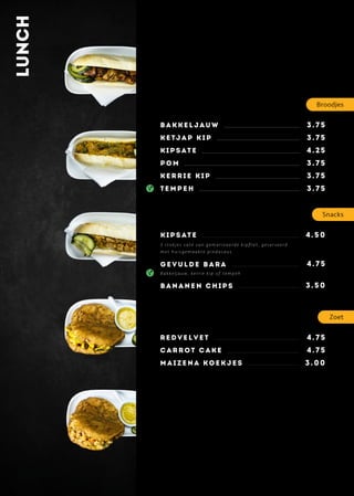 Bean There Surinaamse Food Menu | PDF