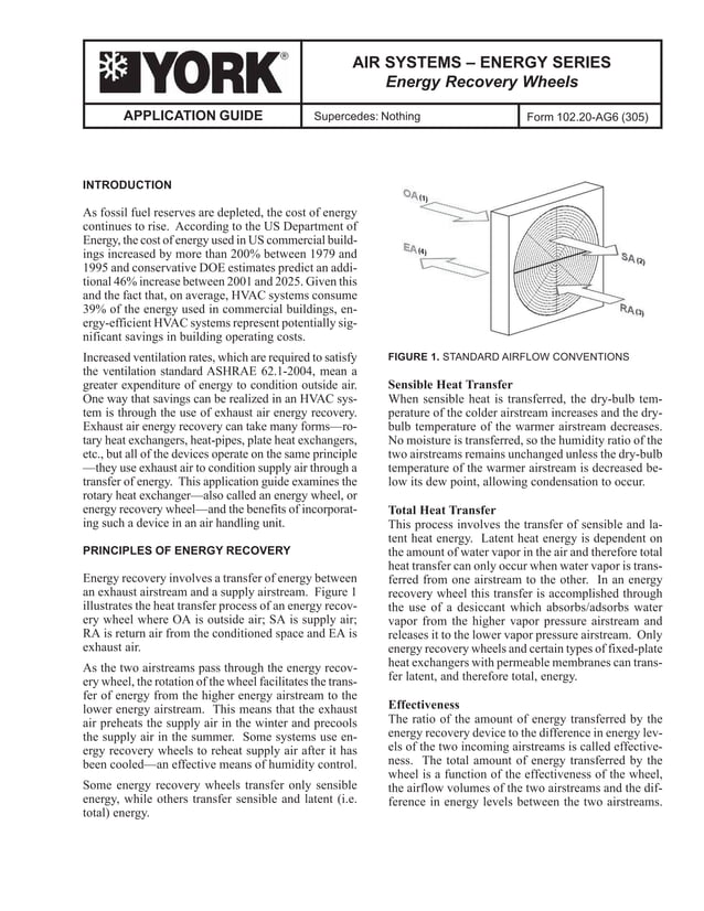 Be app guide_energyrecoverywheel_ahu | PDF