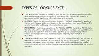 Be a pro in LOOKUP function in Excel.pptx