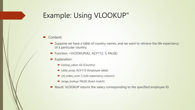 Be a pro in LOOKUP function in Excel.pptx