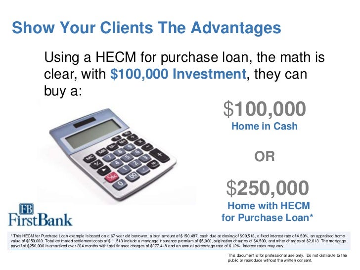 HECM for Purchase Reverse Mortgage