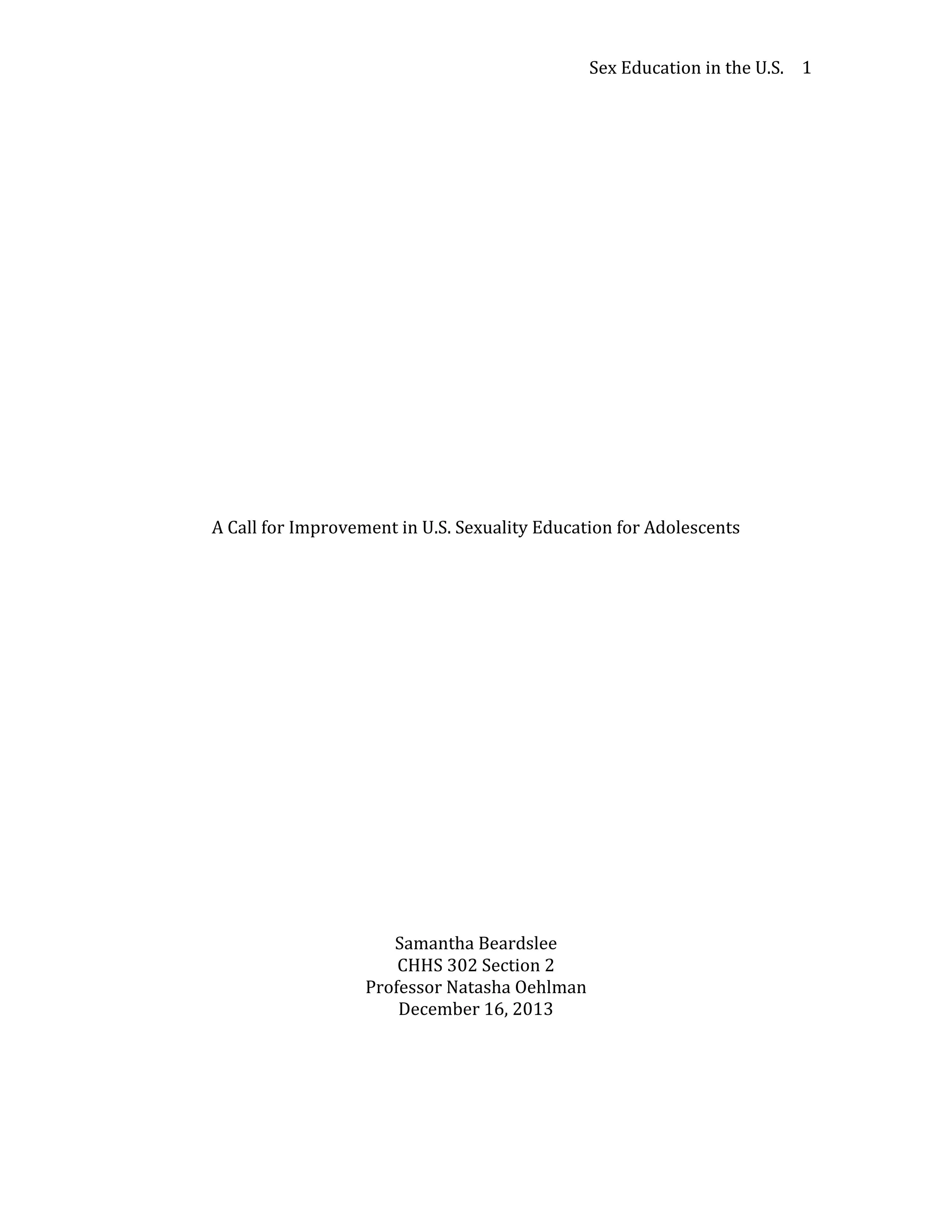 Advocating For Comprehensive Sex Ed Pdf 