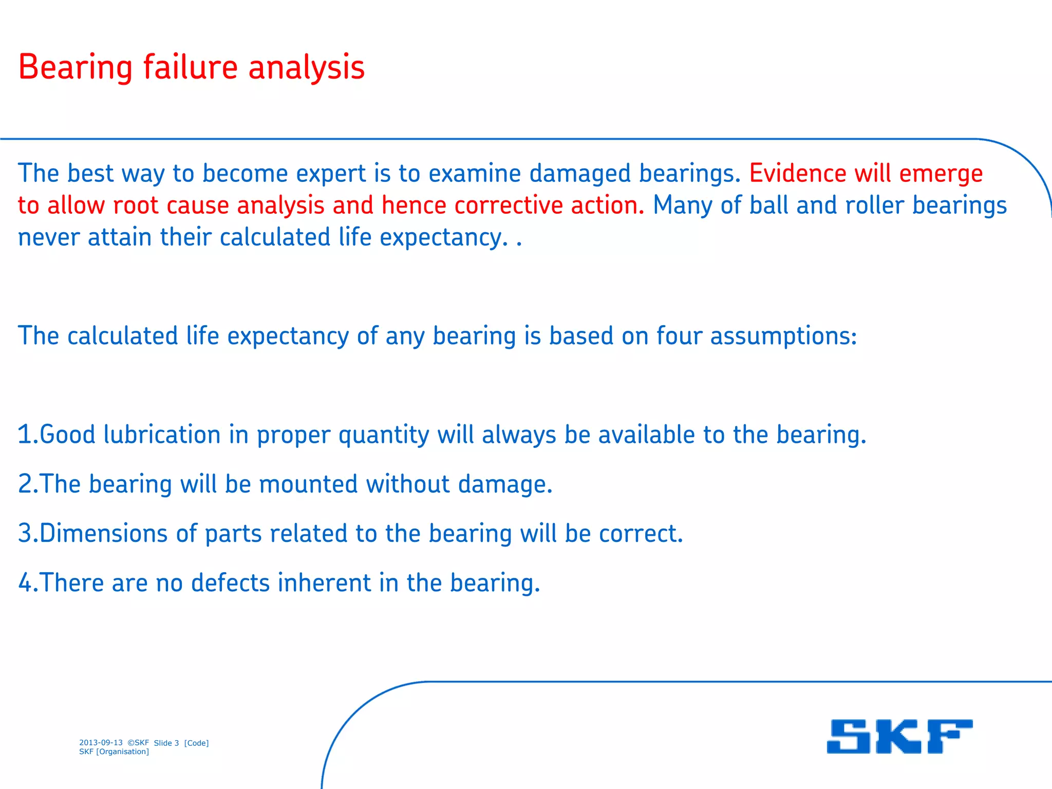 Bearing failure-analysis | PDF