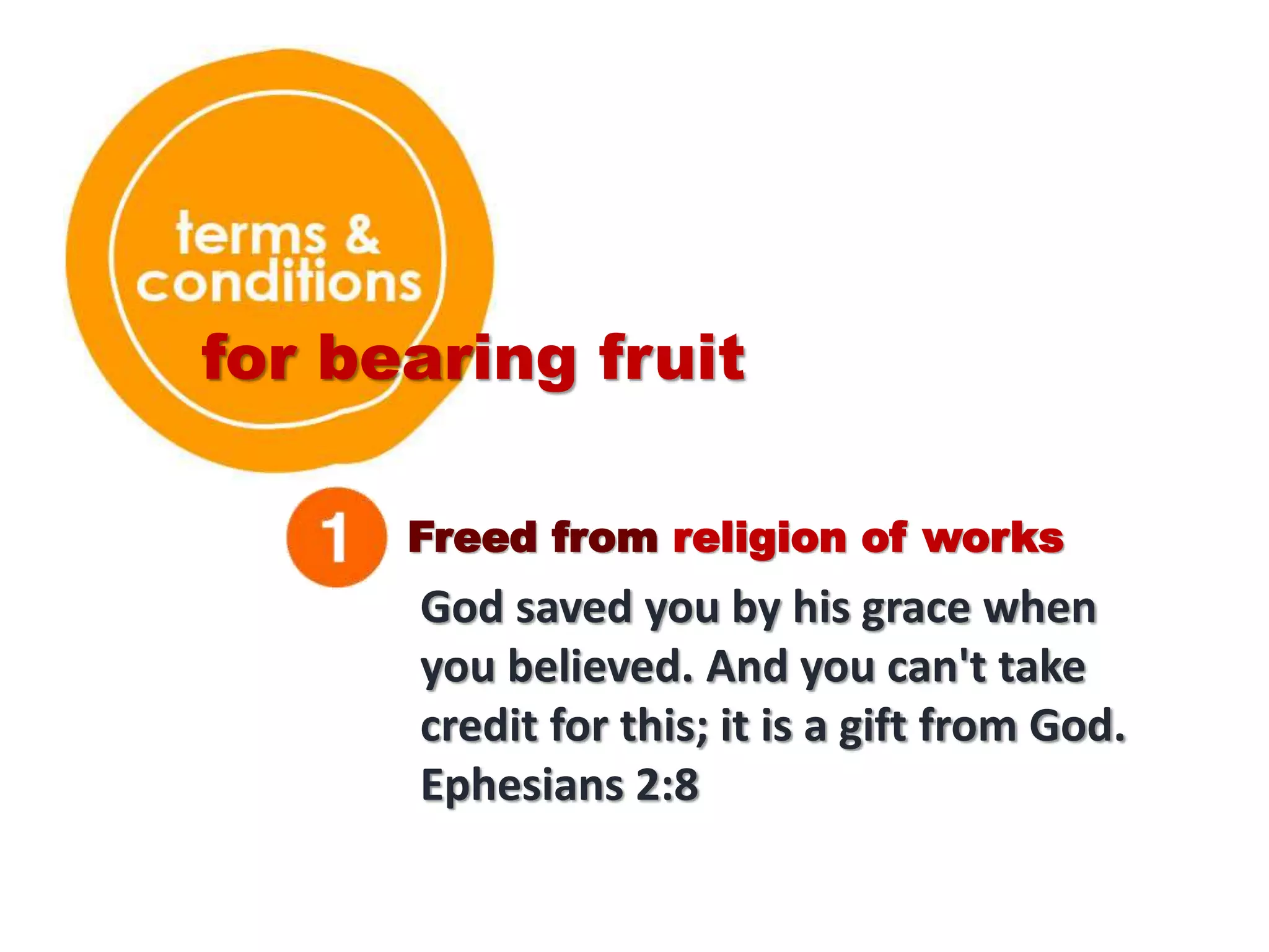 Bearing fruit | PPTX