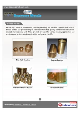 Supreme Metals, Rajkot, Non-Ferrous Metal Components | PDF | Home ...