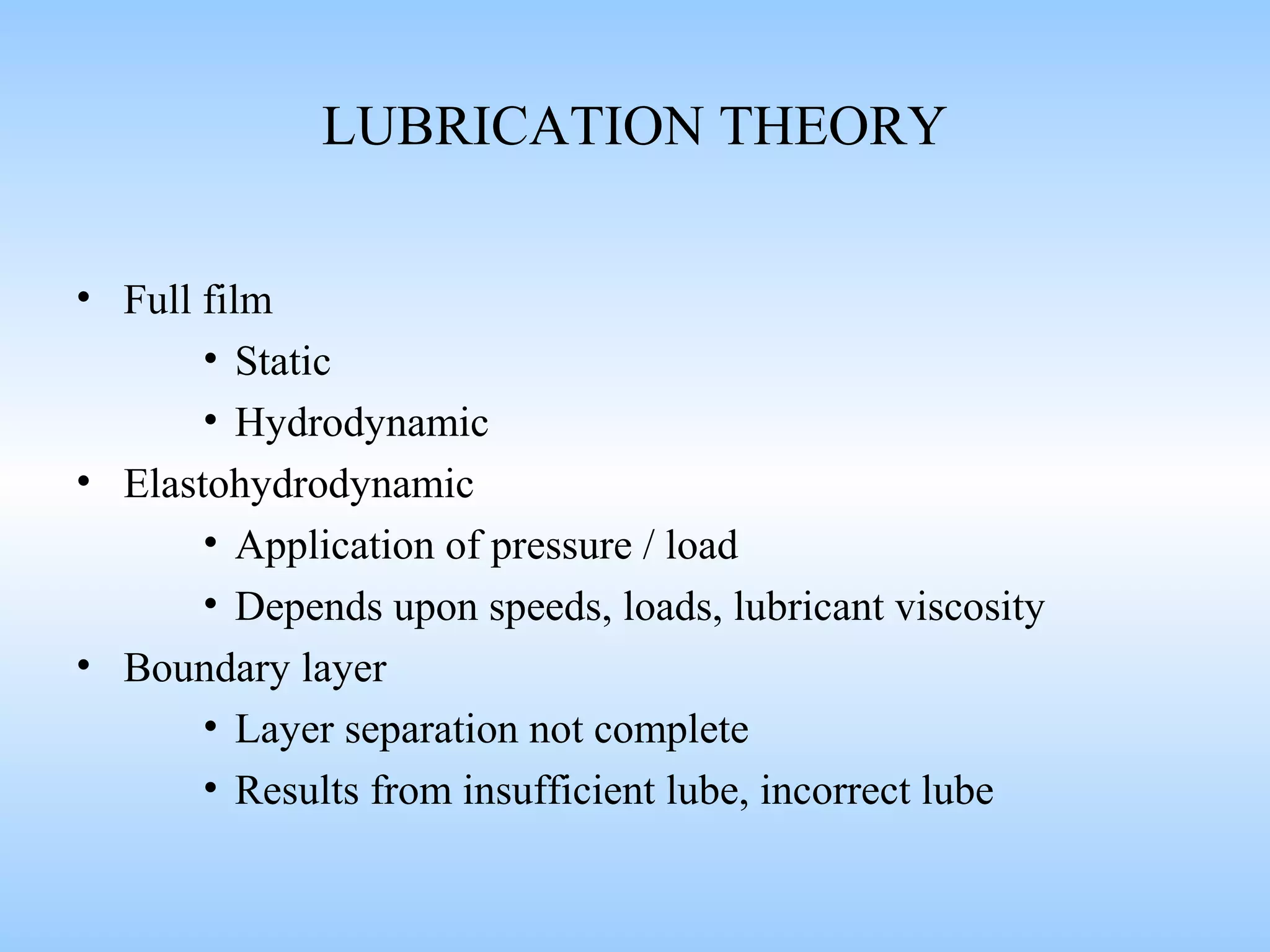Bearing and Lubrication | PPT
