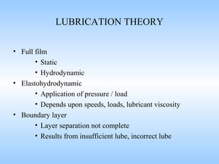 Bearing and Lubrication | PPT
