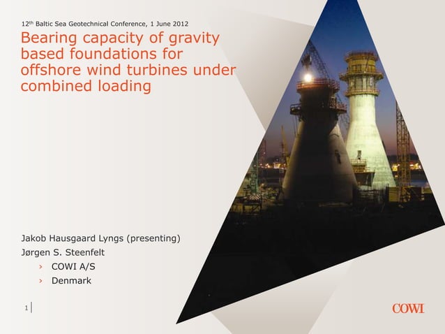 Bearing capacity of gravity based foundations, rostock 2012, jakob ...
