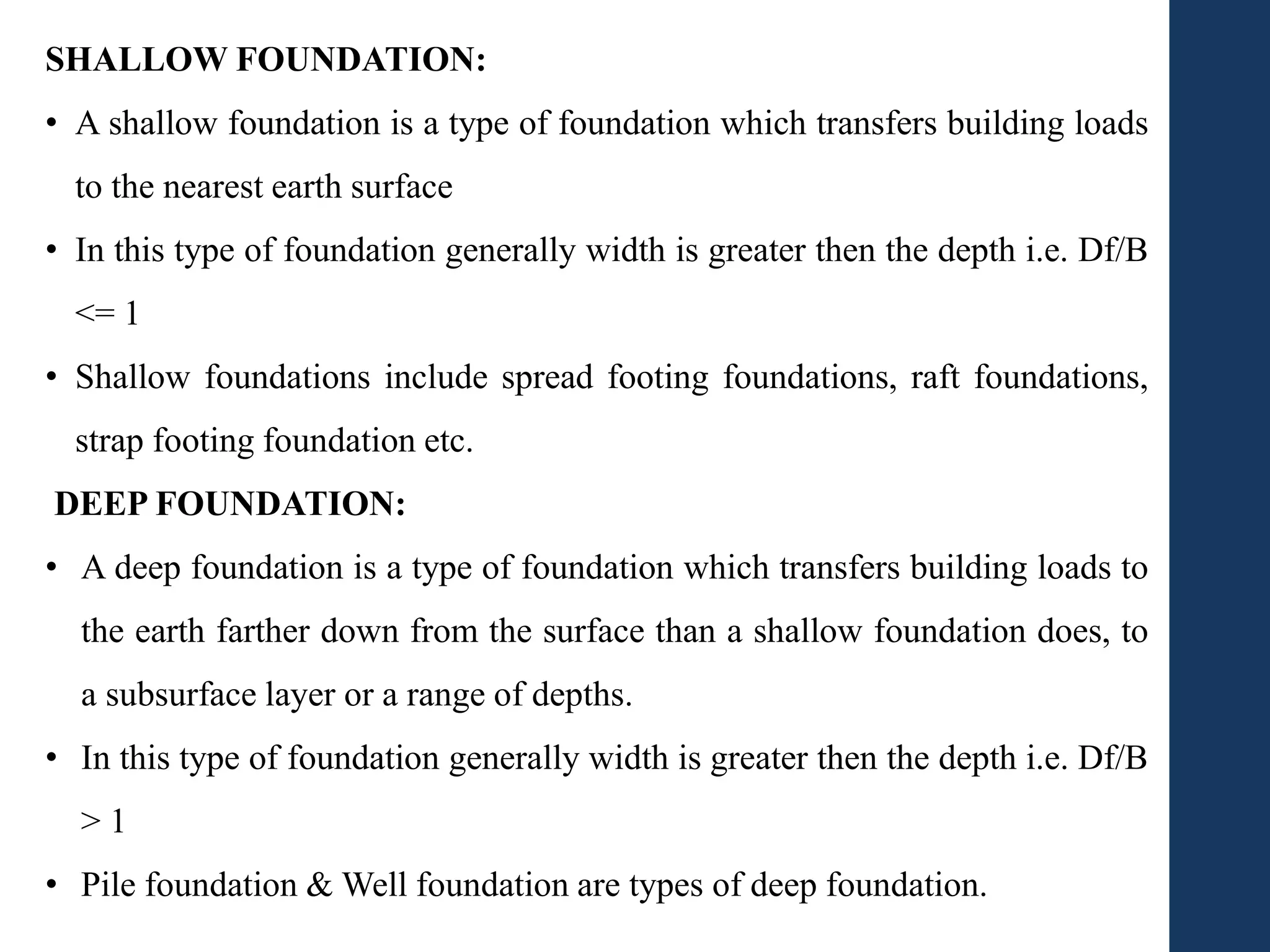 Bearing Capacity of Shallow Foundation | PPTX