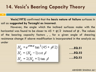 Bearing capacity of shallow foundations by abhishek sharma | PDF