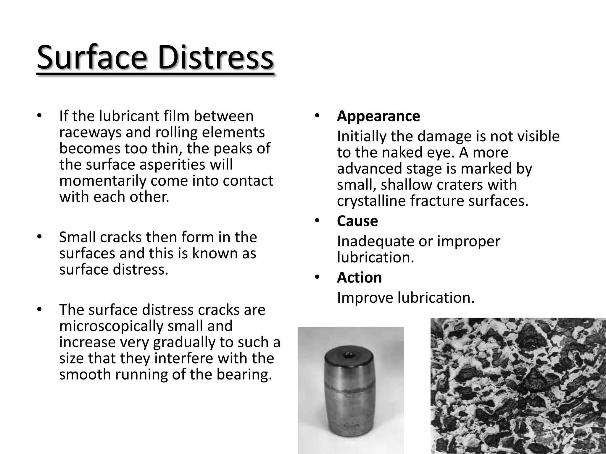 Bearing failure and its Causes and Countermeasures | PDF