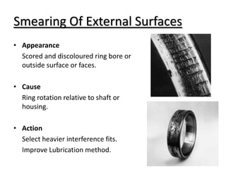 Bearing failure and its Causes and Countermeasures | PDF