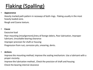 Bearing failure and its Causes and Countermeasures | PDF