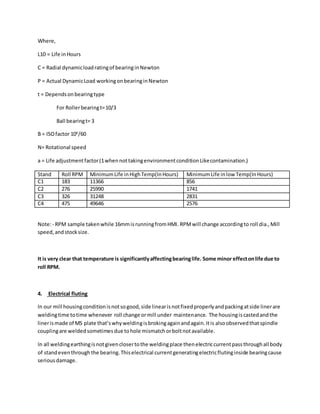 Bearing Failure RCA | DOCX