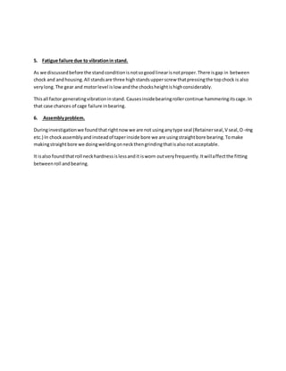 Bearing Failure RCA | DOCX