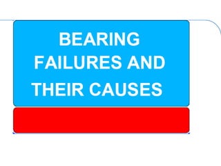 BEARING FAILURES AND THEIR CAUSES scbd.ppt