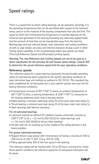 Bearing handbook for electric motor skf | PDF