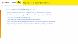 Bearing Handling & Maintenance | PDF