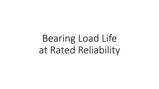 Roller Bearing introduction | PPTX