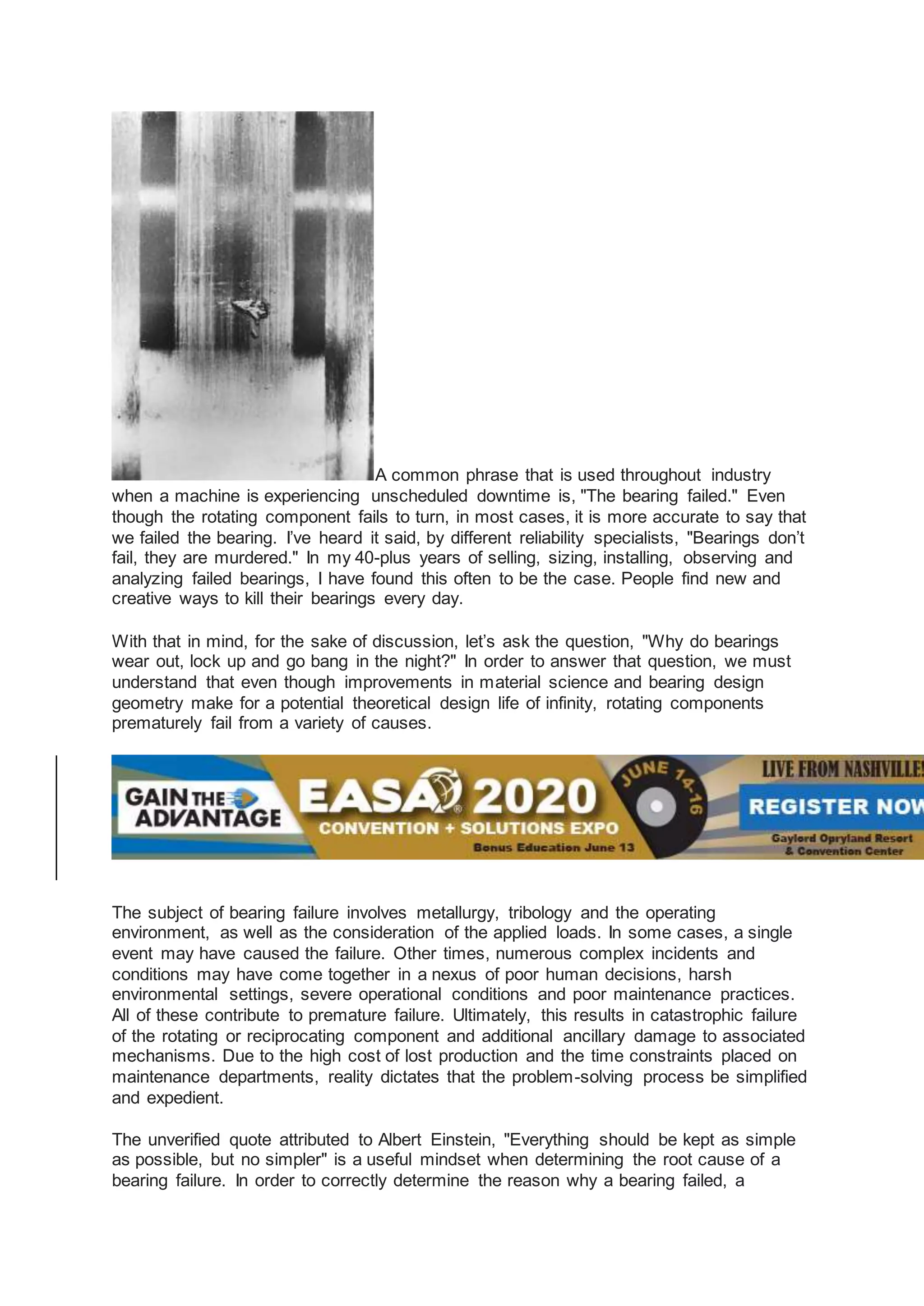 Bearing over greasing failures ] | PDF