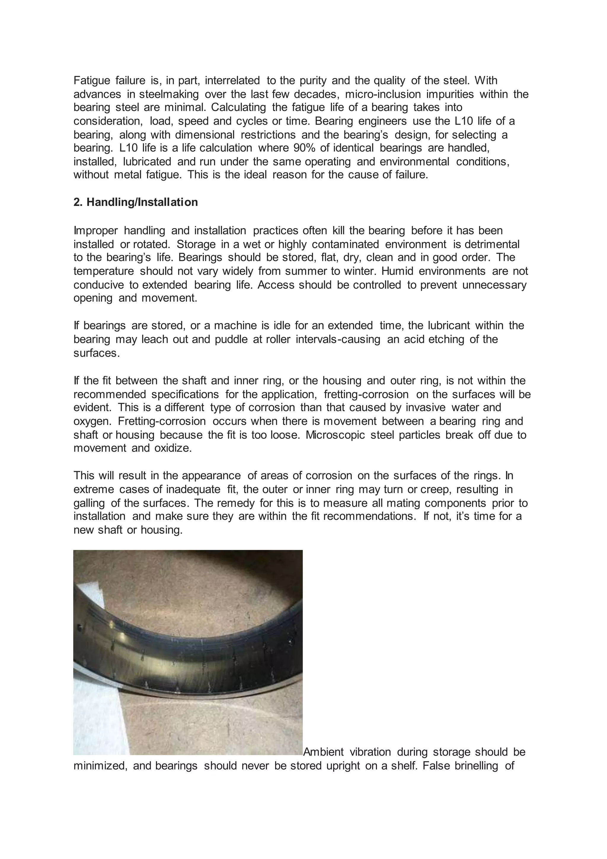 Bearing over greasing failures ] | PDF